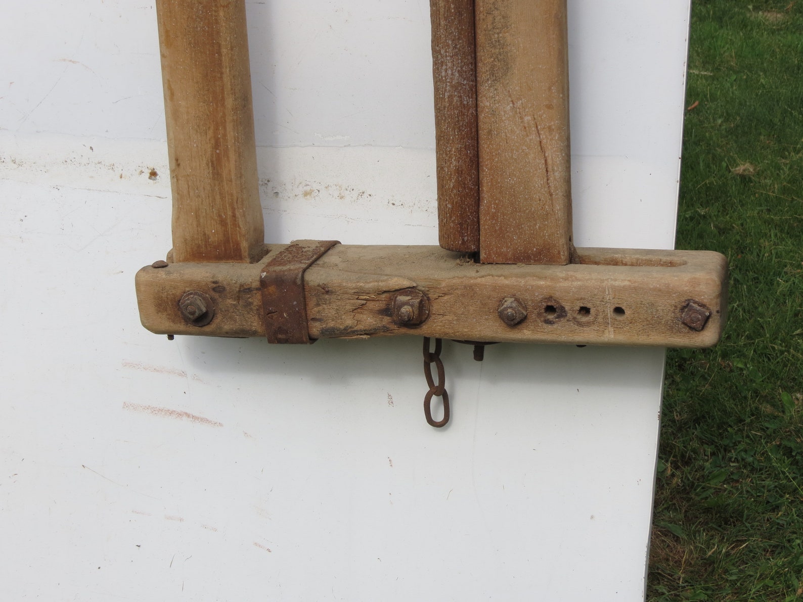 Authentic Antique Workable Wooden Cow Stanchion Amazing Country ...