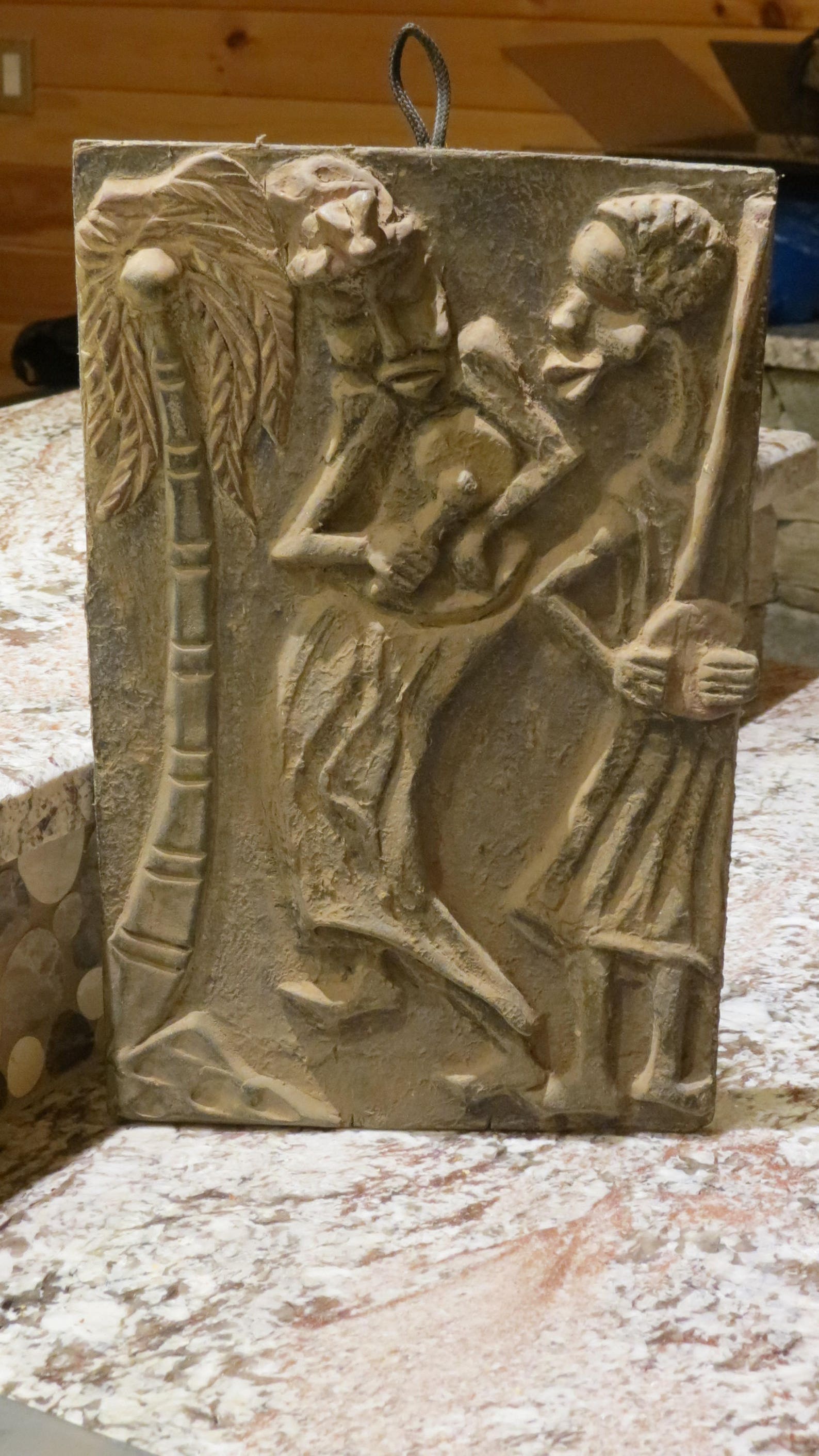 African Wooden Carved Hanging Wall Plaque Sensational Tribal - Etsy