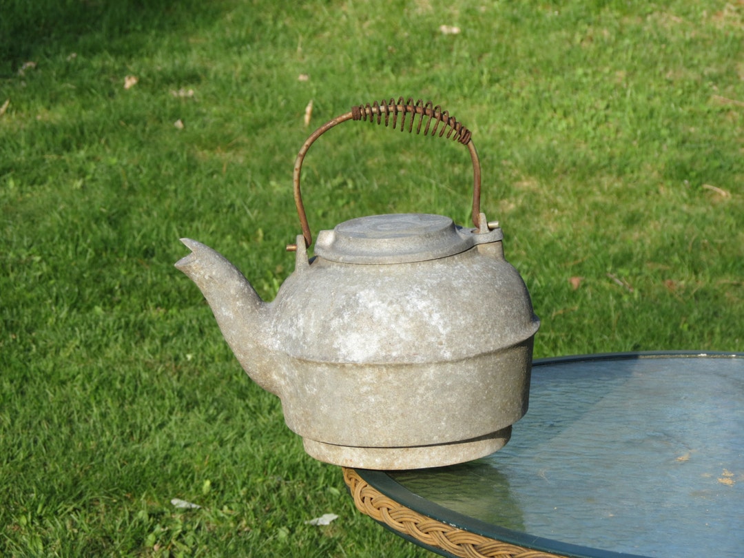 Repurposed Cast Aluminum Tea Kettle Planter Upcycled Recycled Salvage ...