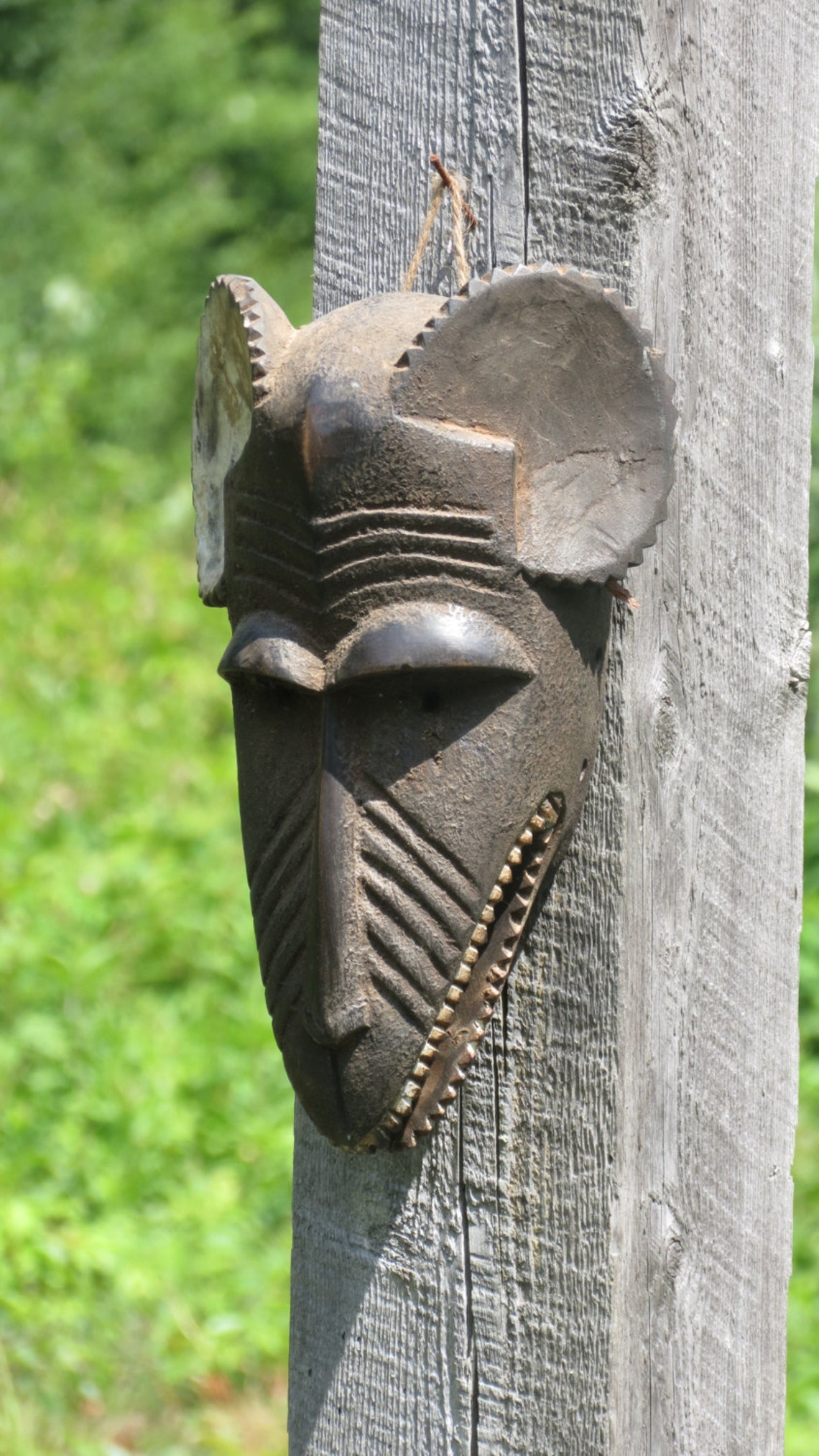 Authentic African Carved Animal Mask | Etsy
