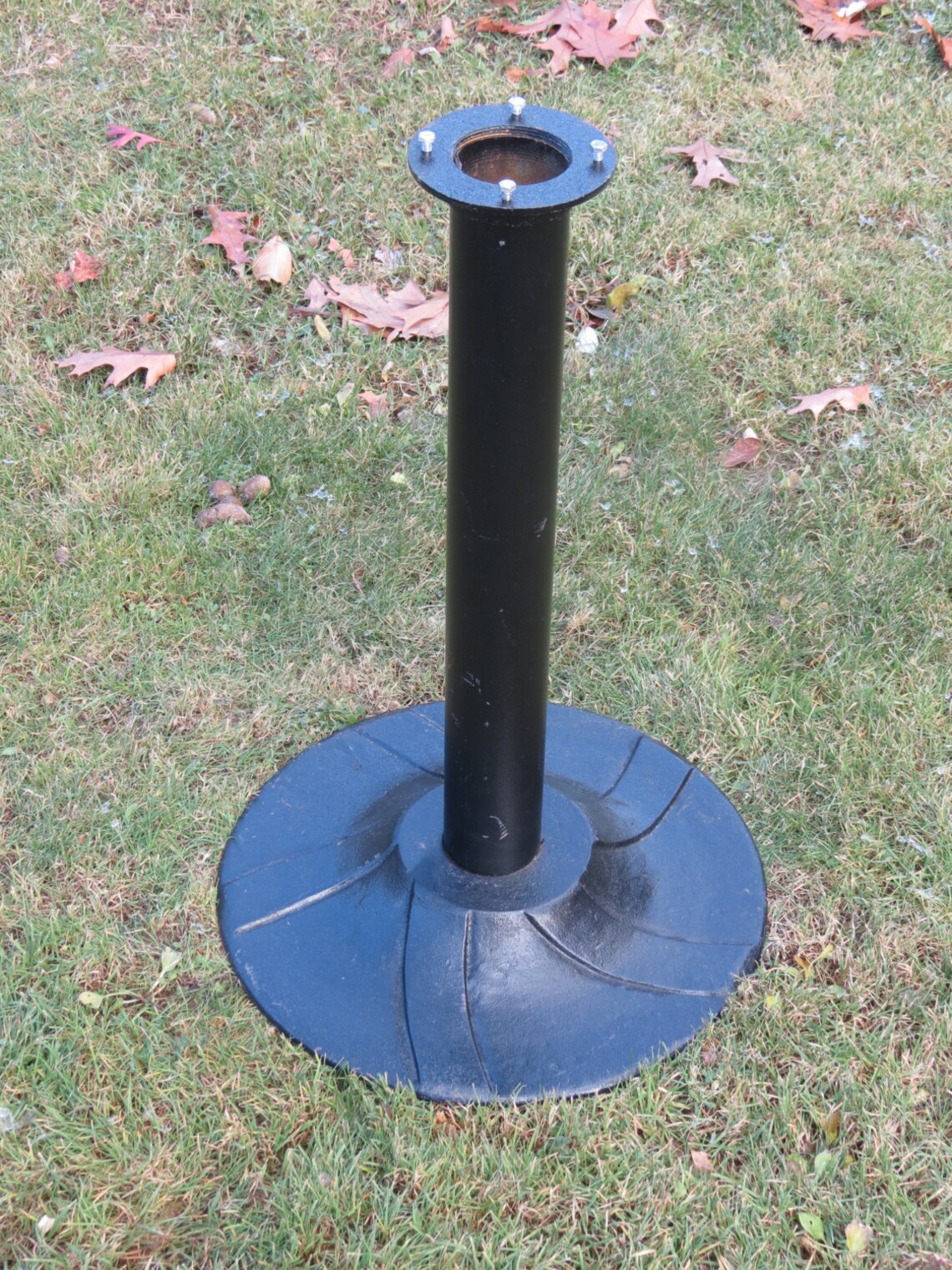 Black Cast Iron Black Pedestal Table Base DIY Projects - Etsy