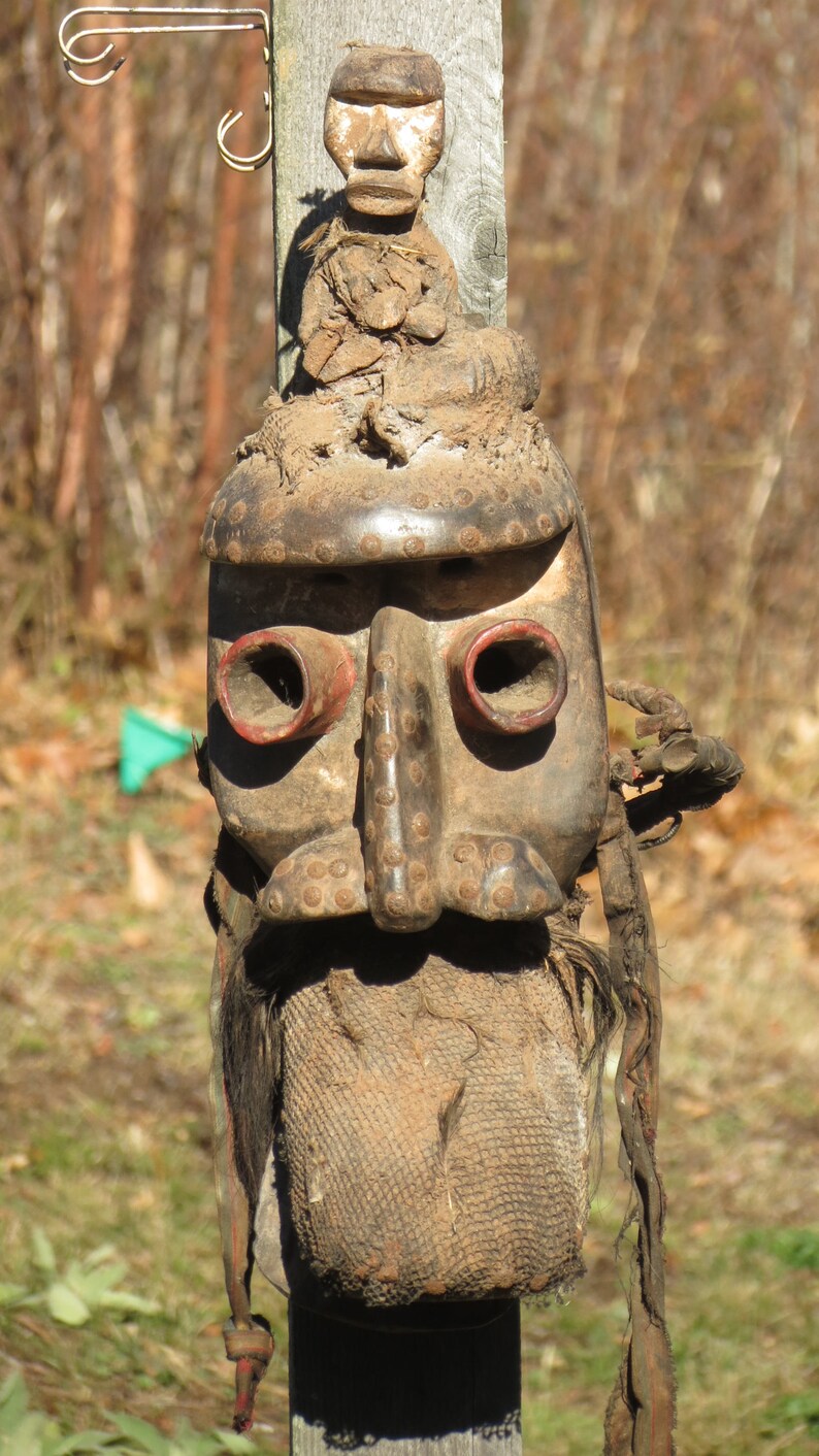 Large Old African Tribal Mask Accra Ghana Africa | Etsy