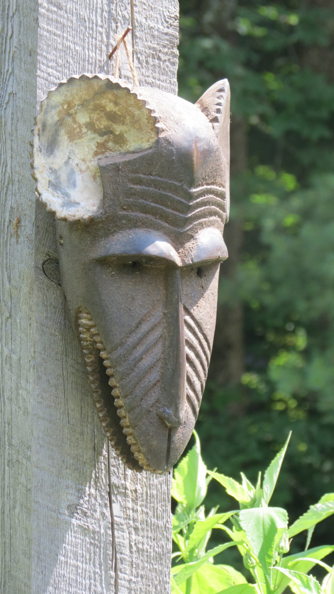 Authentic African Carved Animal Mask | Etsy