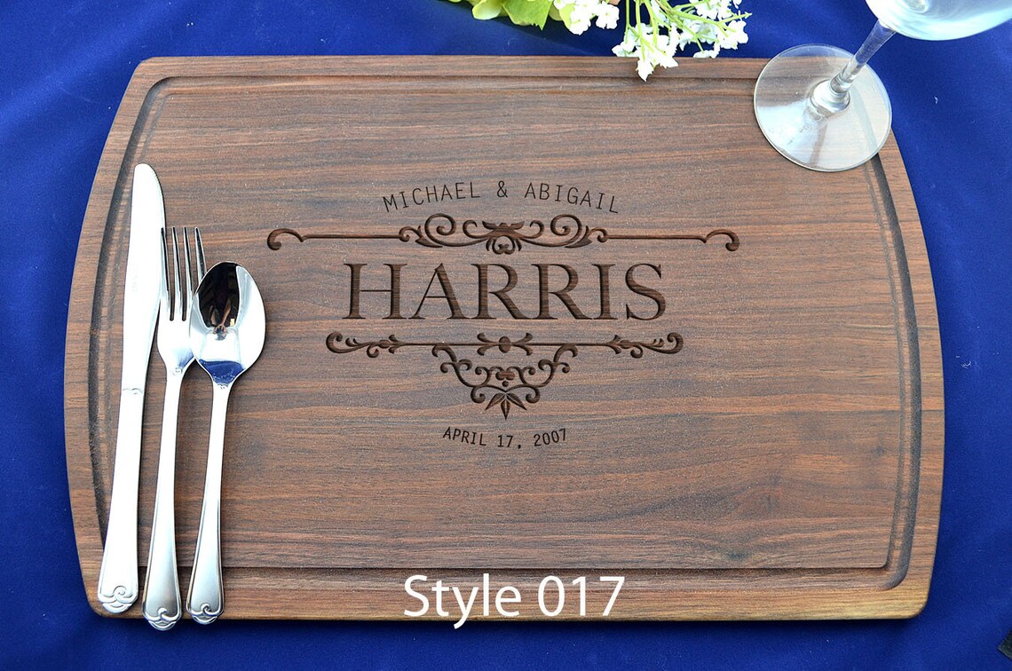 Custom Engraved Kitchen Home Décor Gift Personalized Wooden | Etsy