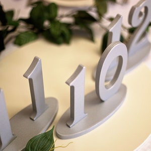 Wood DIY Table Number 1-30 Set Freestanding Numbers for - Etsy