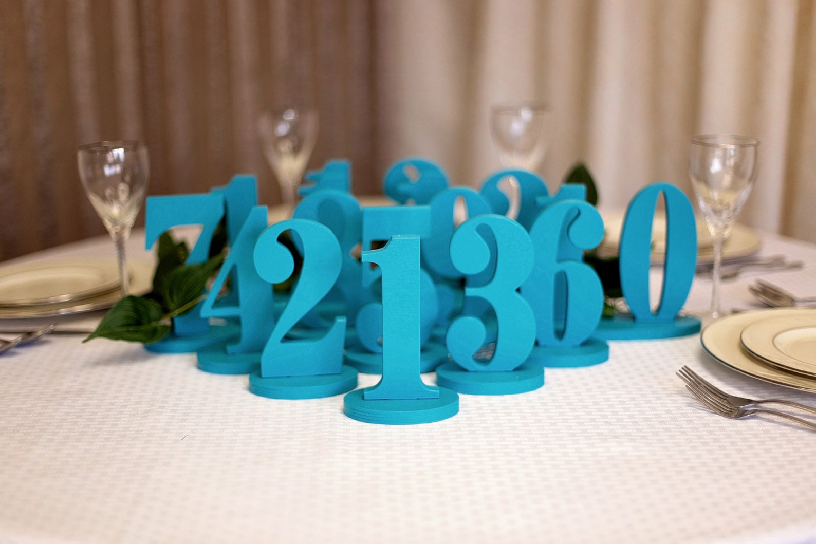 Wood DIY Table Number 1-30 Set Freestanding Numbers for - Etsy