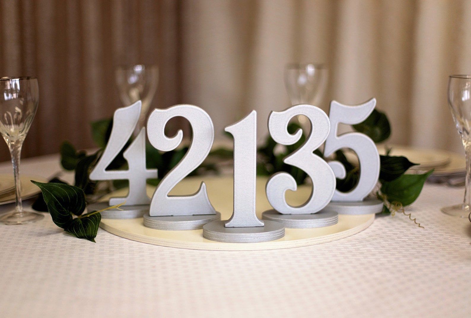 Rustic Wooden Table Numbers Rustic Wedding Decor Event Table | Etsy