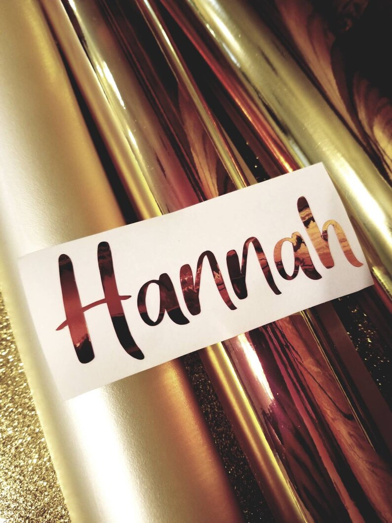 Personalized Vinyl Name Decal - Etsy