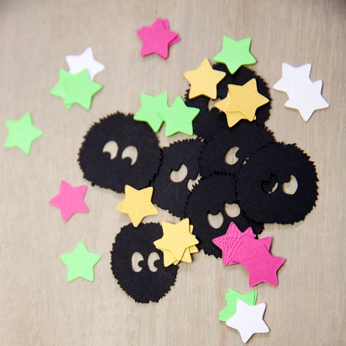 Soot Sprite Cupcake Toppers Dust Bunny Party Decor Coal - Etsy