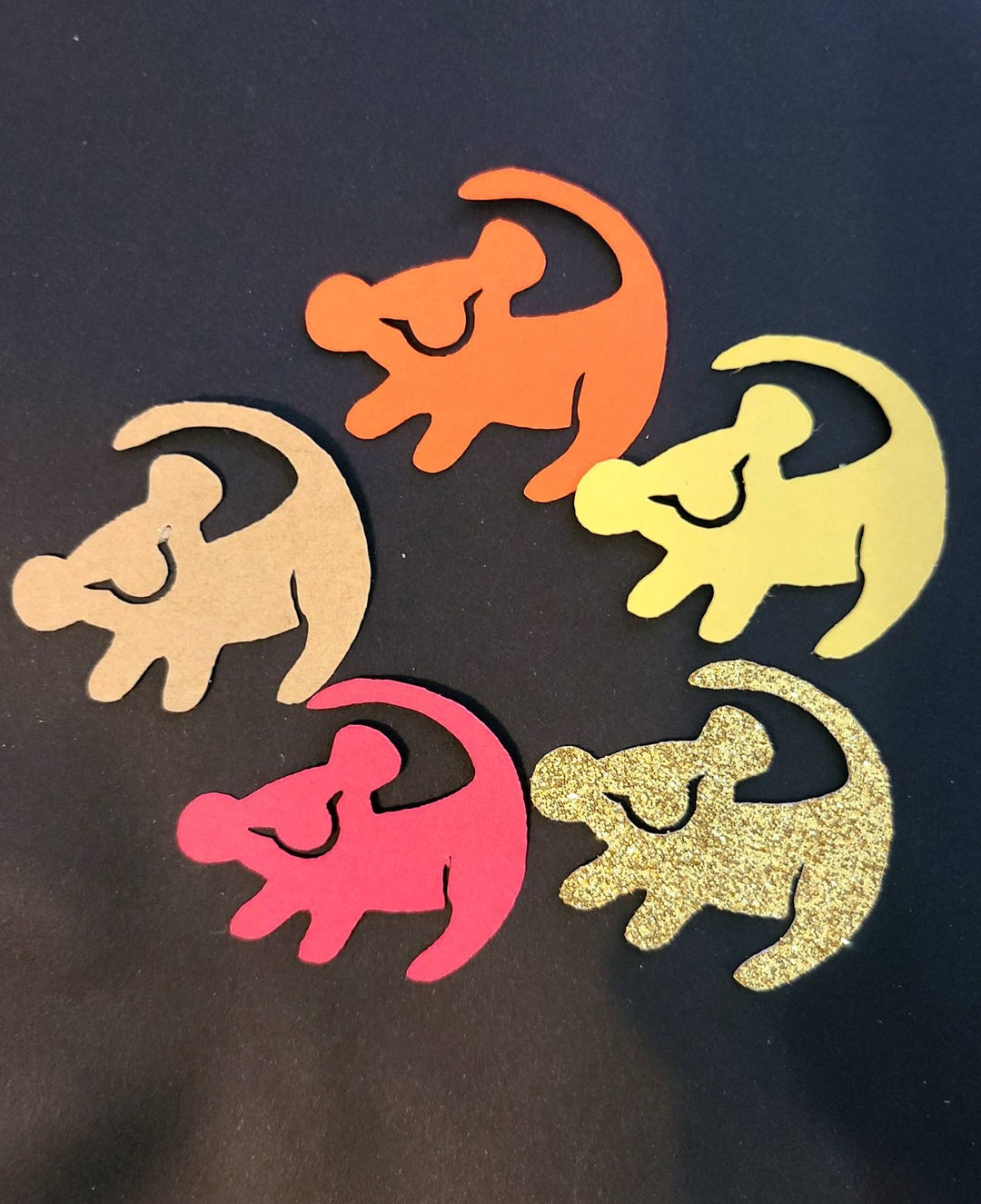 Lion King Simba Symbol Confetti Die Cuts - Etsy