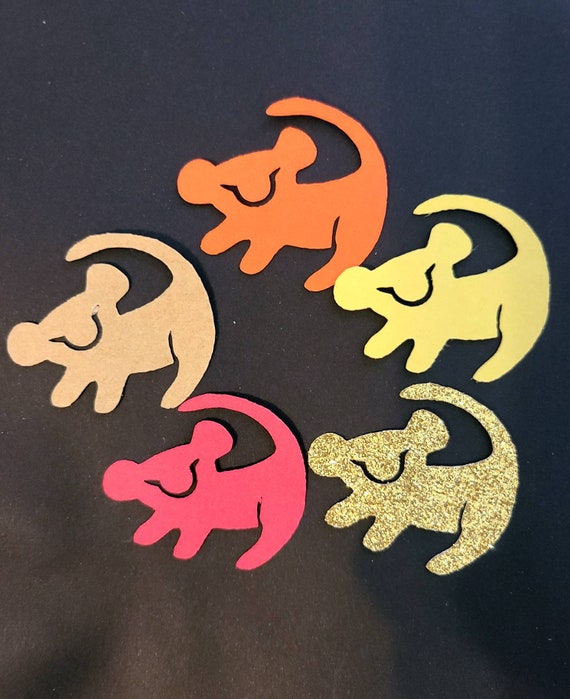 Lion King Simba Symbol Confetti Die Cuts | Etsy