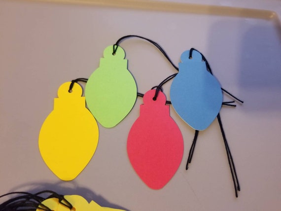 Stranger Things Light Bulb Tags | Etsy