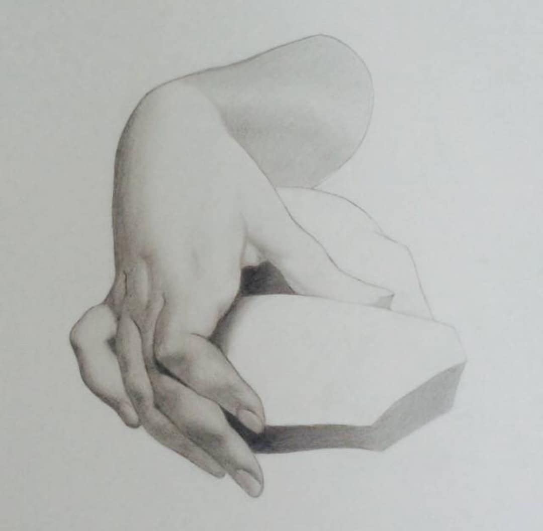 Dessin Charles Bargue - Study of a Classical Hand - Sketch of an ...