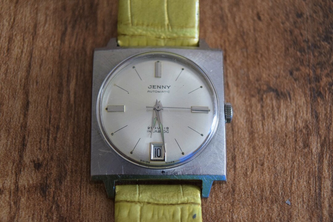 Jenny Swiss Automatic Mechanical Men's Watch MIDNIGHT - Etsy