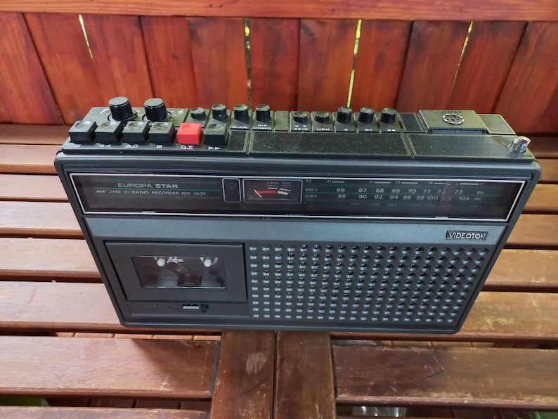 Videoton Europe Star Vintage Hungarian Boombox - Etsy