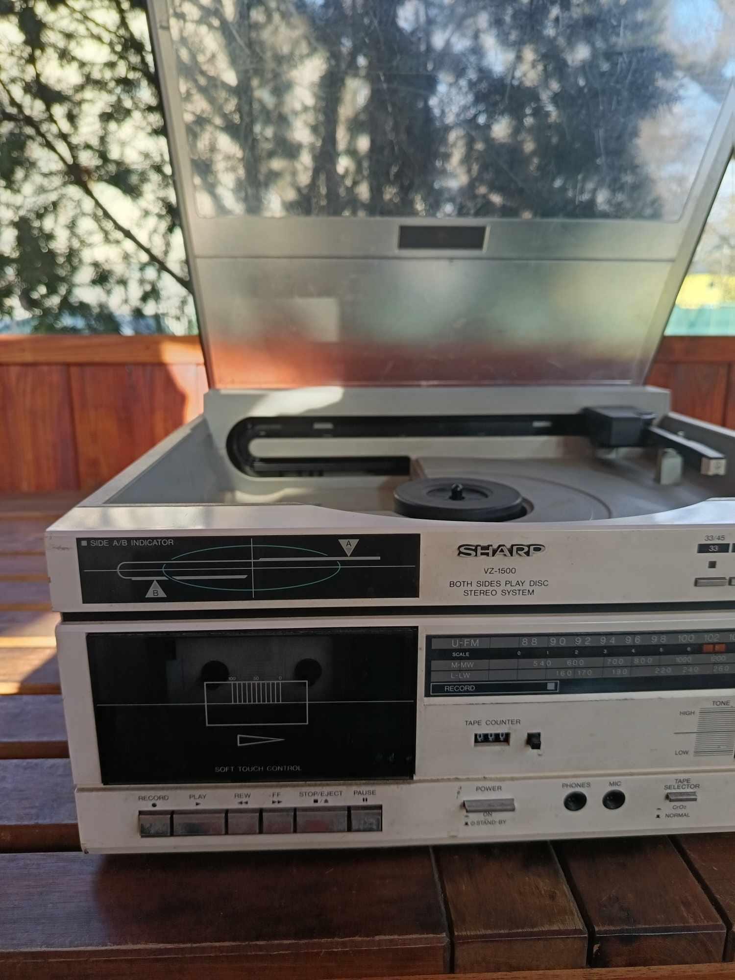 Sharp VZ 1500 Vintage Japanese BOTH SIDES Play Disc Full Working Order ...