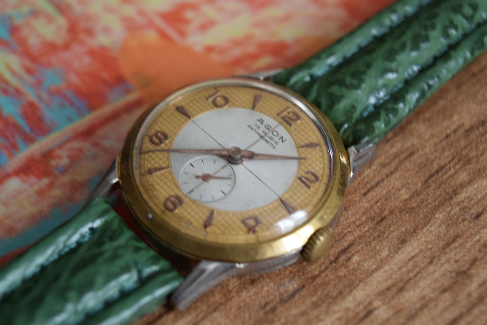 Agon Vintage Swiss Mechanical Men's / Unisex Watch - Etsy