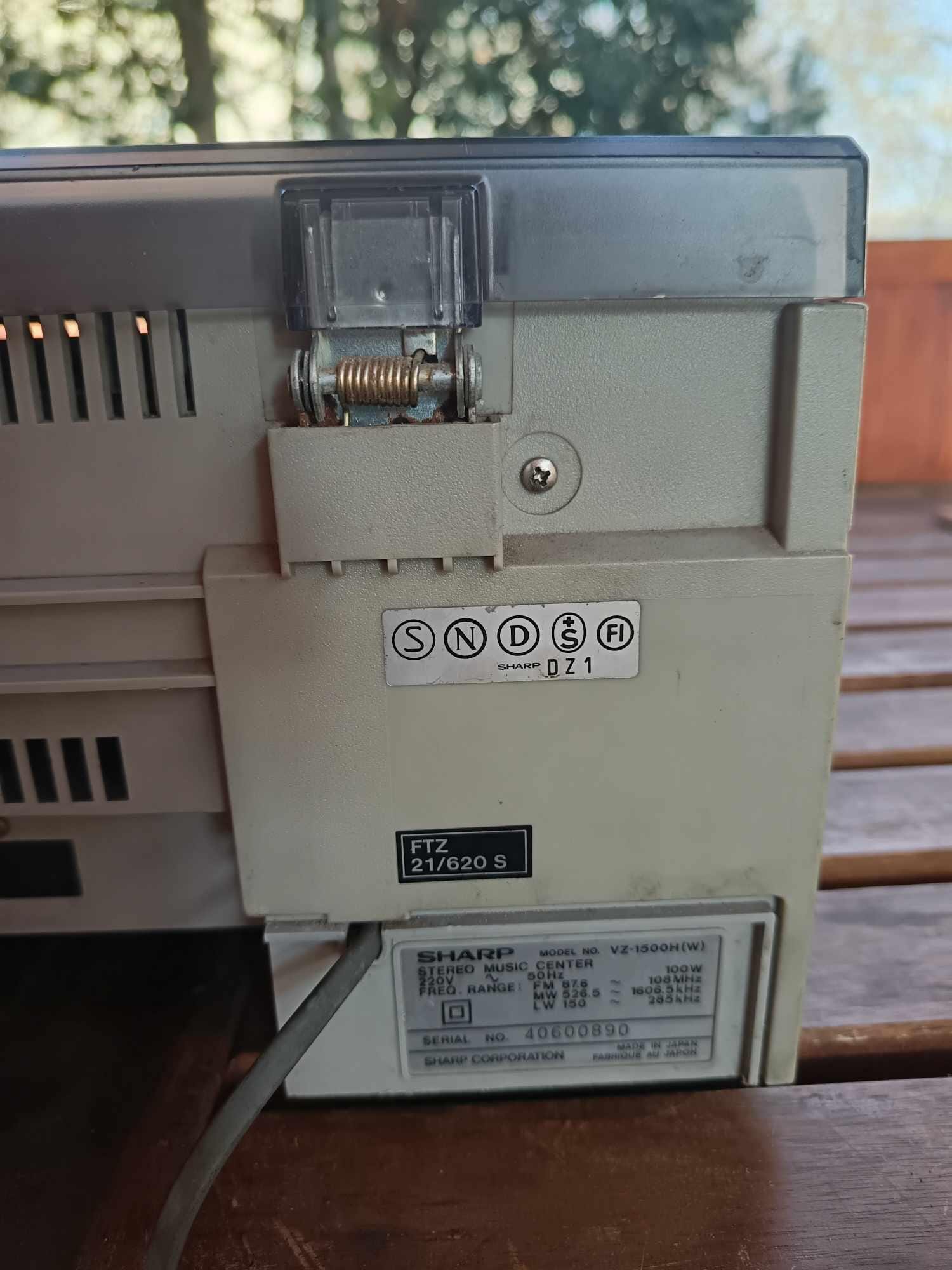 Sharp VZ 1500 Vintage Japanese BOTH SIDES Play Disc Full Working Order ...