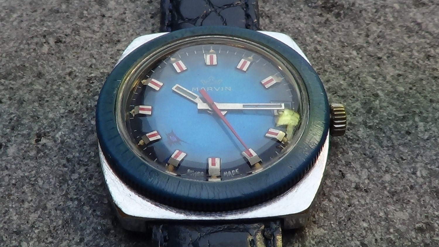 Marvin Vintage Swiss Mechanical Men's / Unisex Watch BENT - Etsy Australia