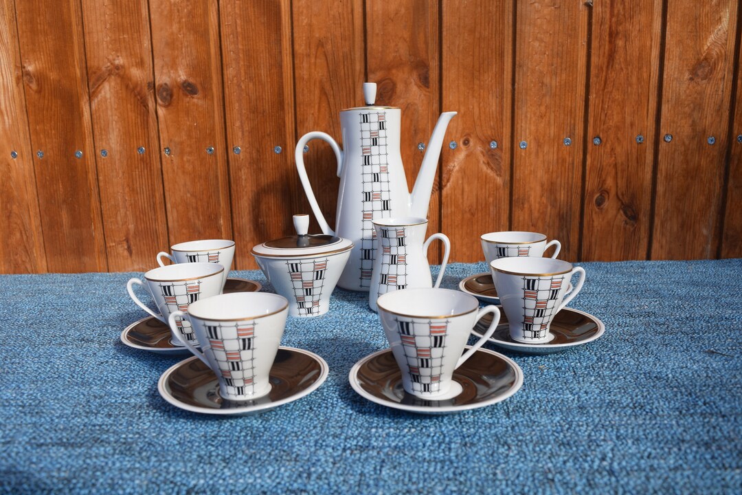 Freiberg German Fine Porceleain Coffee Set, Espresso Set, Hot Chocolate ...