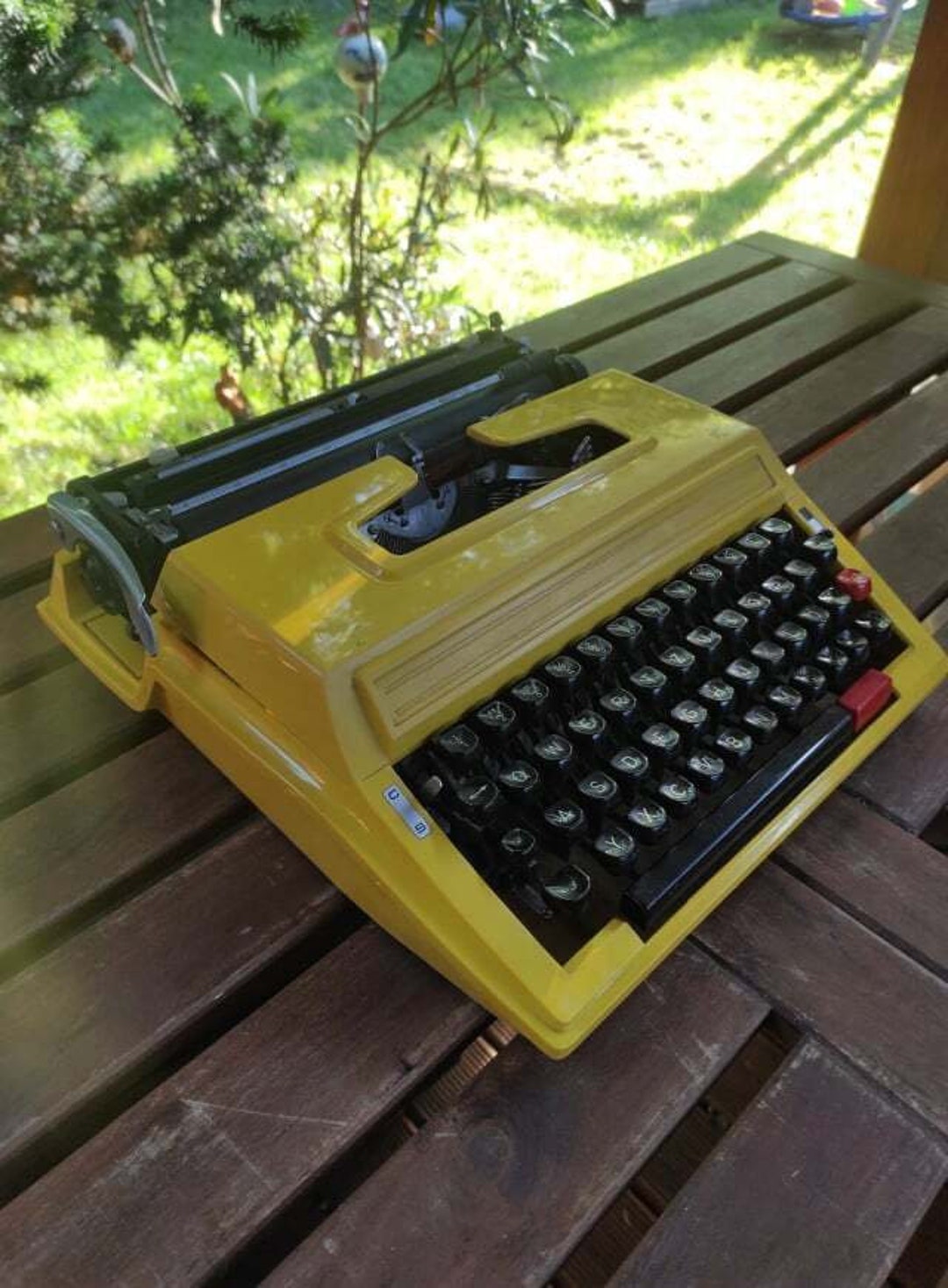 Brother Yellow Japanese Typewriter in Good Condition - Etsy