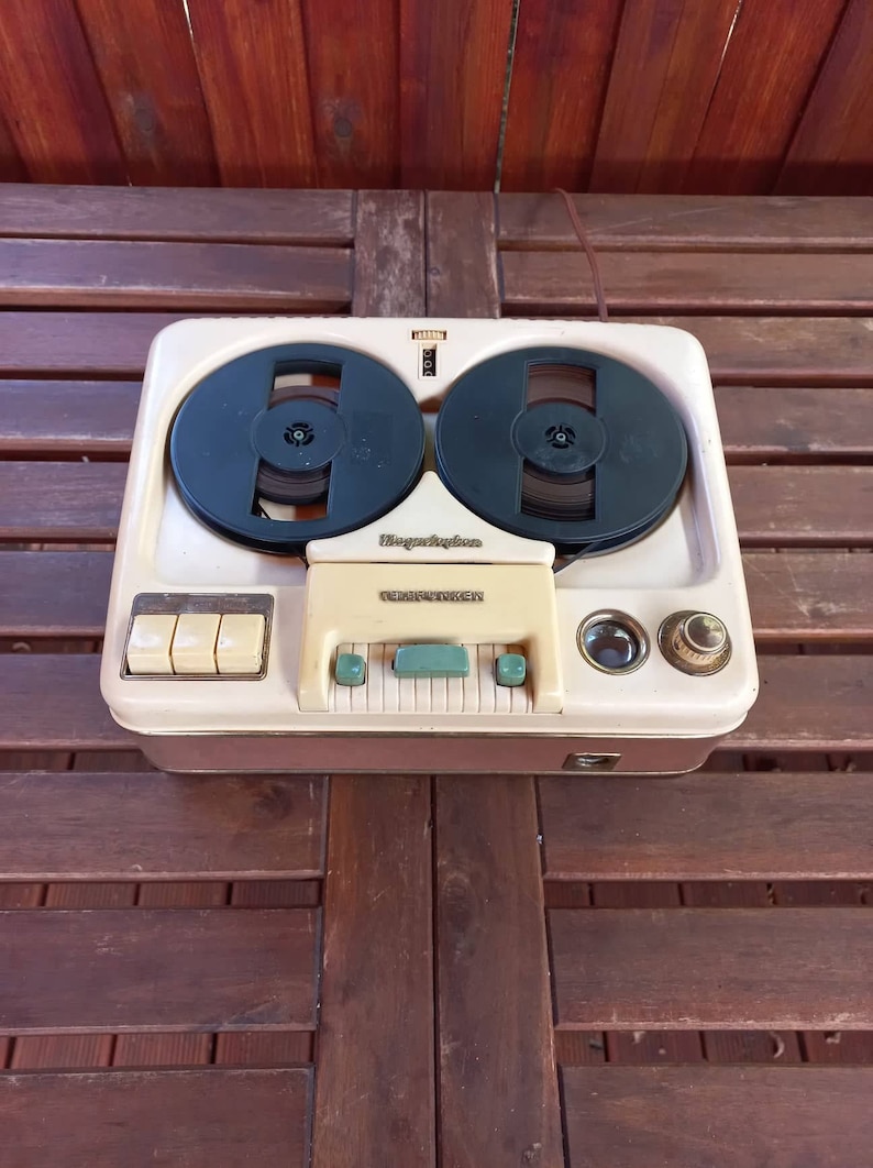 Telefunken Magnetofone German ROCK AROUND the CLOCK Reeel to Reel Tape ...