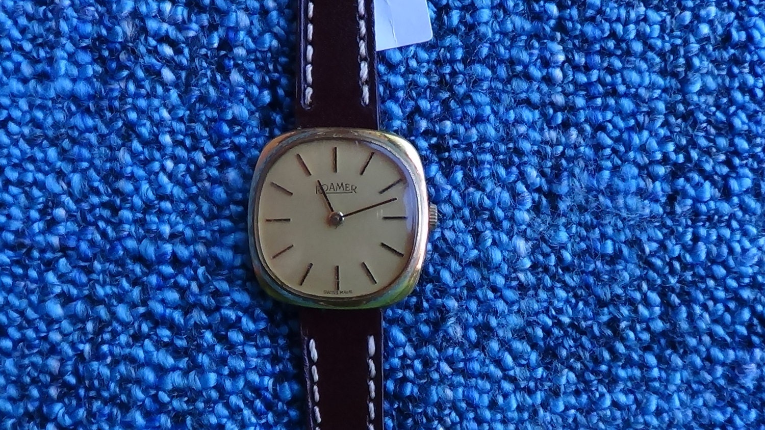 Roamer Vintage Swiss Square Mechanical Women's / Unisex Watch ROMAN ...