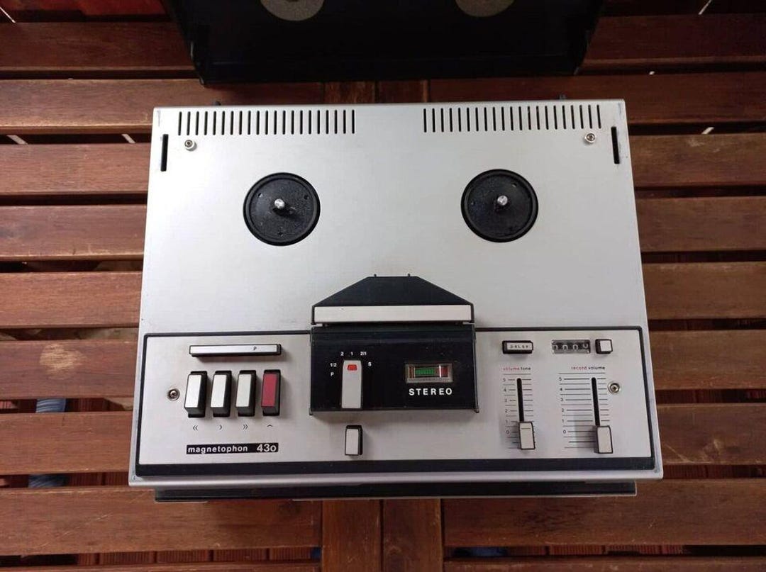 Magnetophon 430 Reel to Reel Vintage Tape Recorder. - Etsy