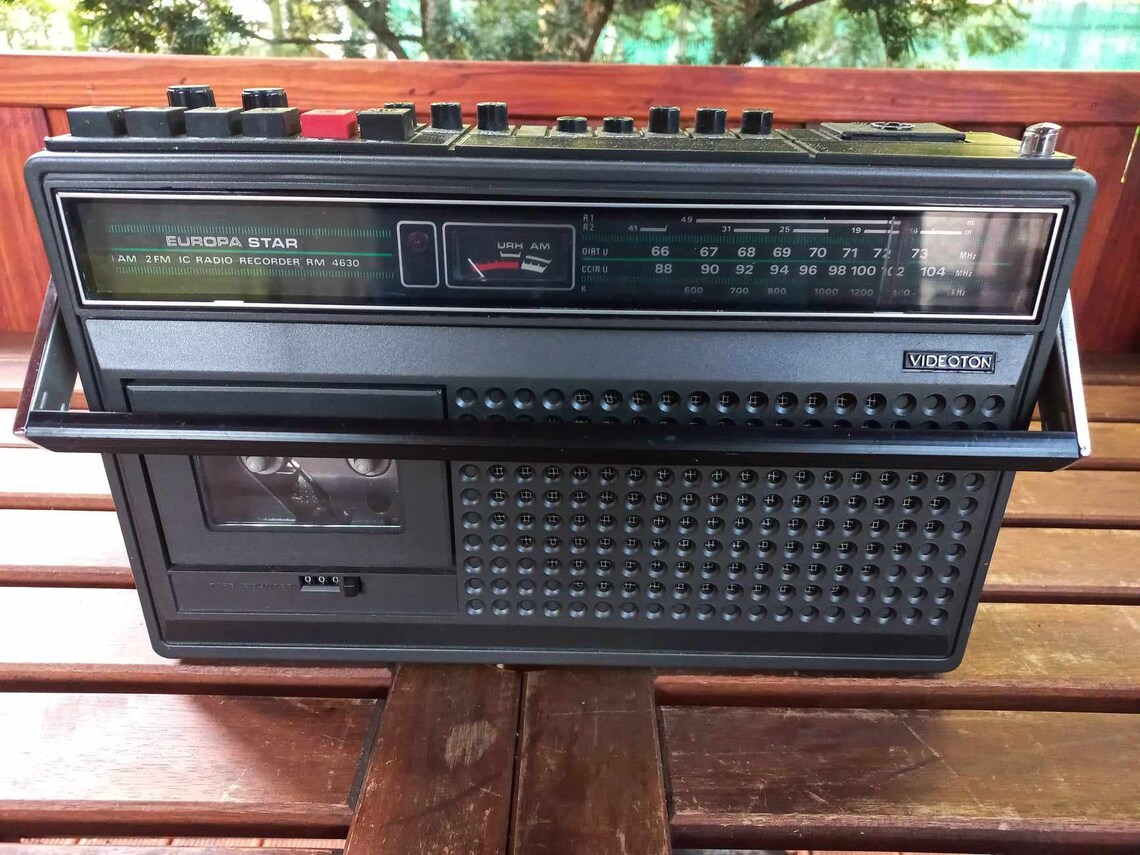 Videoton Europe Star Vintage Hungarian Boombox - Etsy