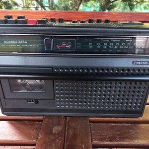 Videoton Europe Star Vintage Hungarian Boombox - Etsy