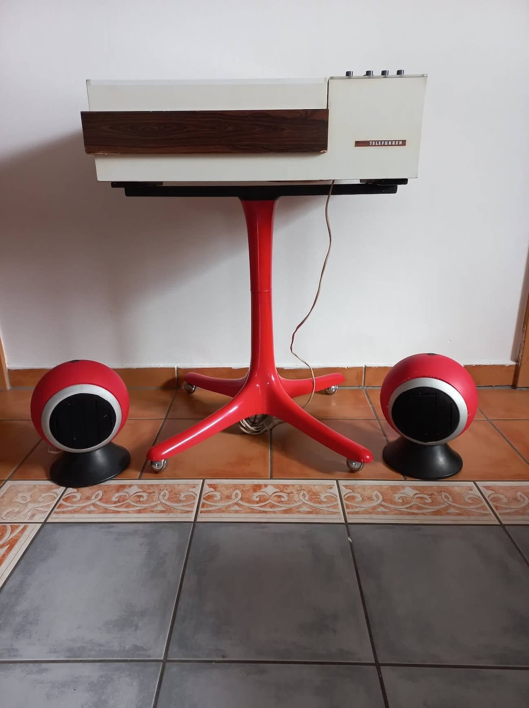 Telefunken Rondo Stereo Hifi 101 Record Player With Same Age Stand and ...