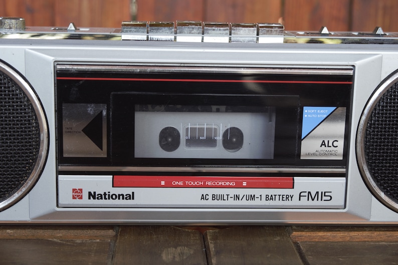 National FM15 Japanese Boombox SILVER BOOM BOOM - Etsy