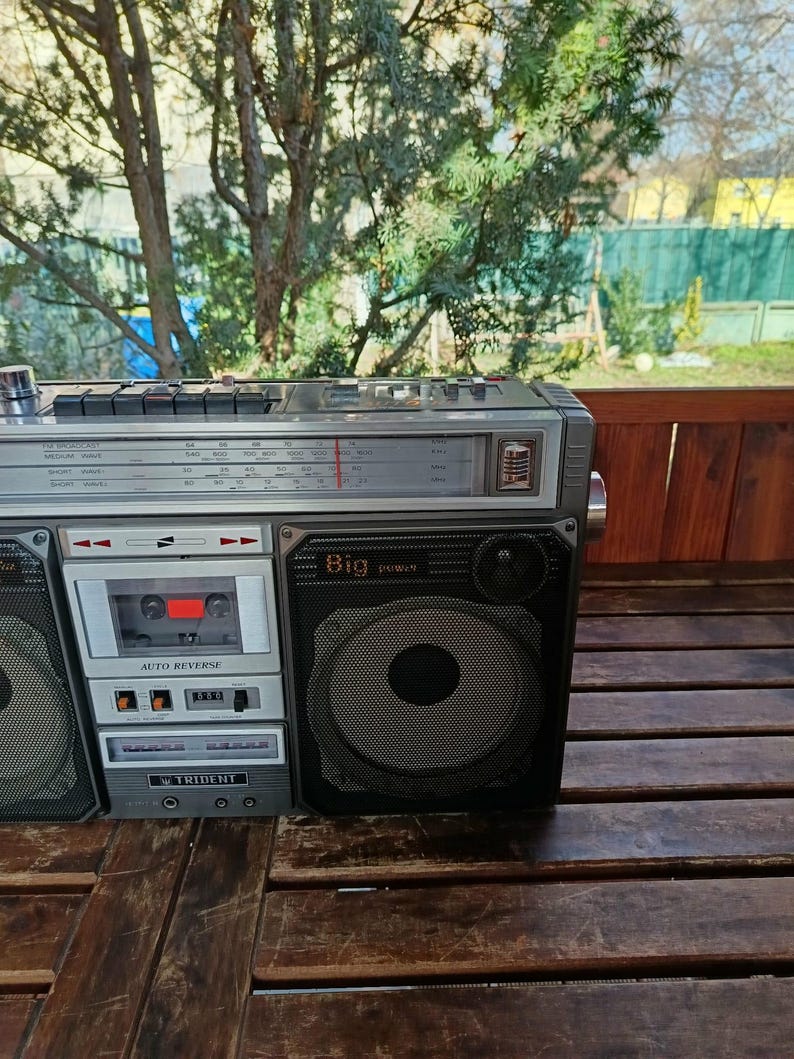 Trident CX 457 F Vintage 80's Boombox - Etsy