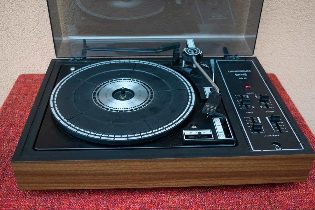 Universum Vintage German RED ROCKET RIDE Record Player / Turntable - Etsy