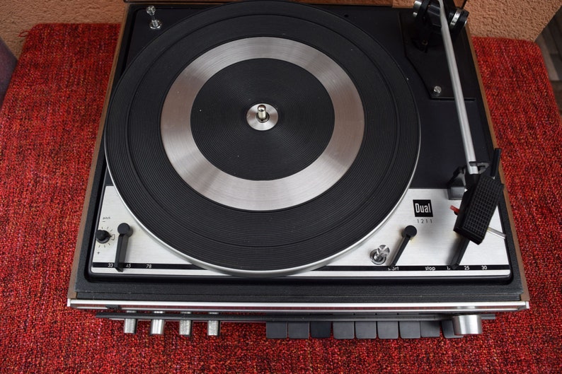 Dual 1211 Vintage German Record Player / Radio / Amplifier Combo 1971 ...