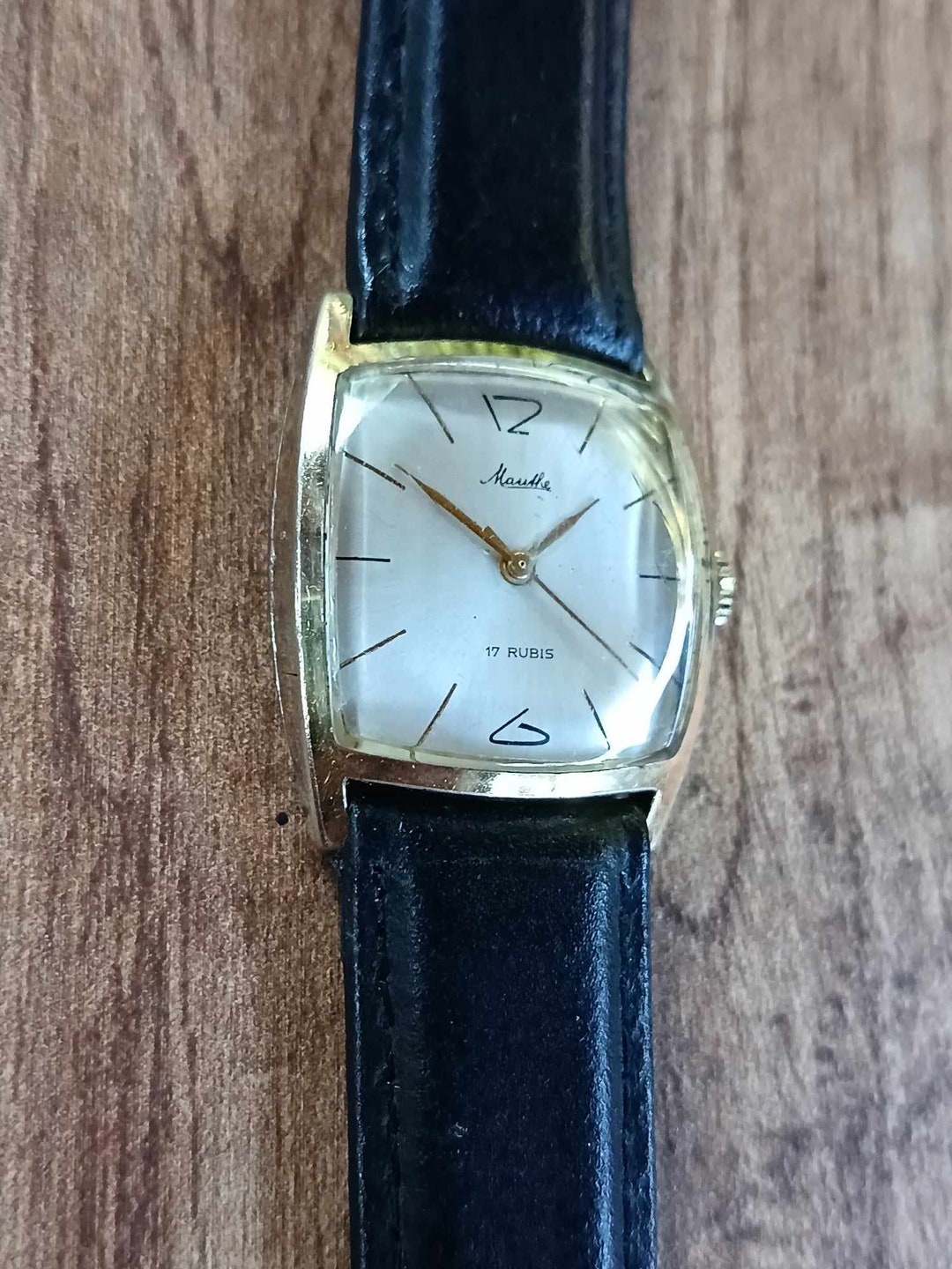 Mauthe Vintage German Square Mechanical ART DECO Men's Watch - Etsy