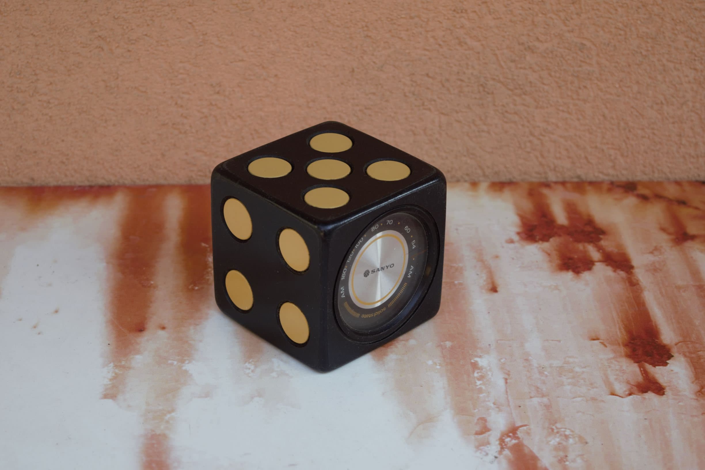 Sanyo RP 1711 Black Dice Alarm Clock in Mint Condition - Etsy