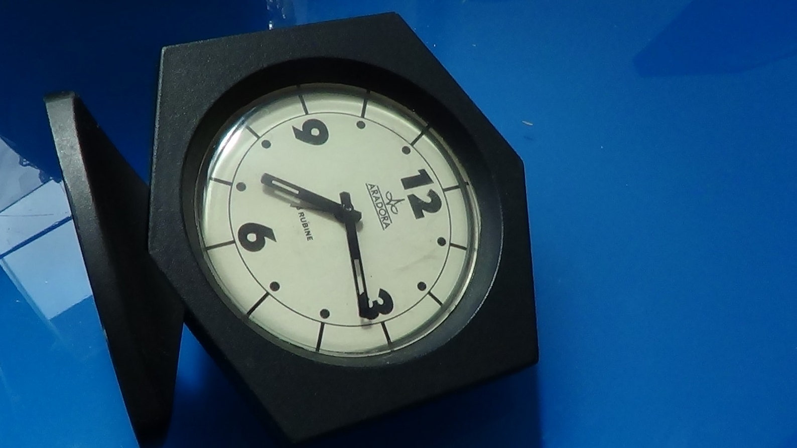Aradora German KNOCKING on HEAVENS DOOR Mechanical Alarm Clock Art Deco ...