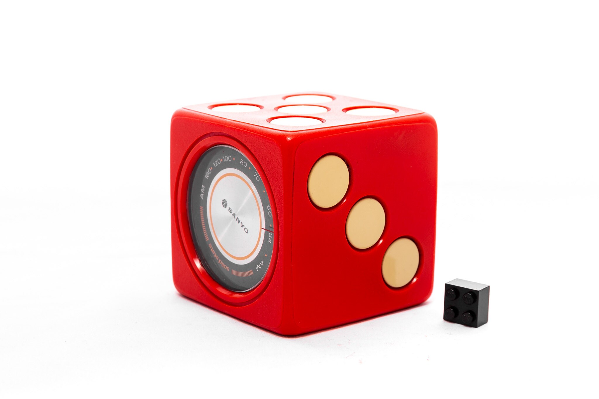 Sanyo RP 1711 Red Dice Alarm Clock in Mint Condition - Etsy