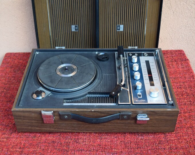 Sharp Japanese RECORD PLAYER RADIO Waauu.. - Etsy