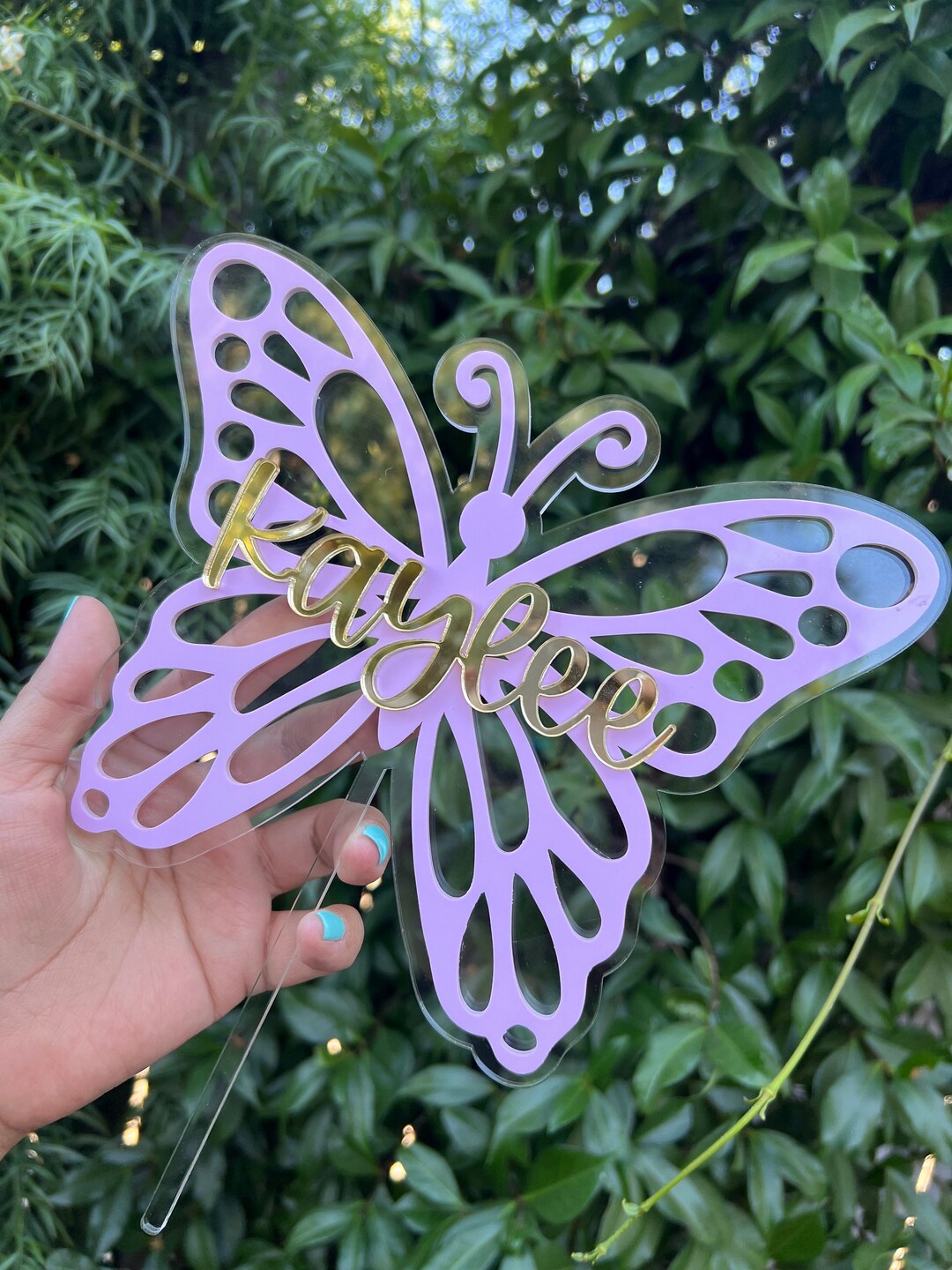 Butterfly Acrylic Cake Topper - Etsy
