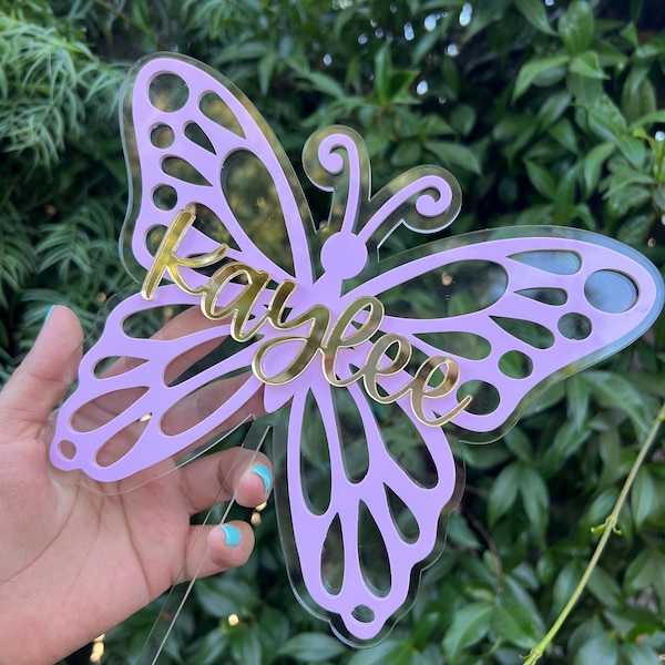 Butterfly Cake Topper - Etsy