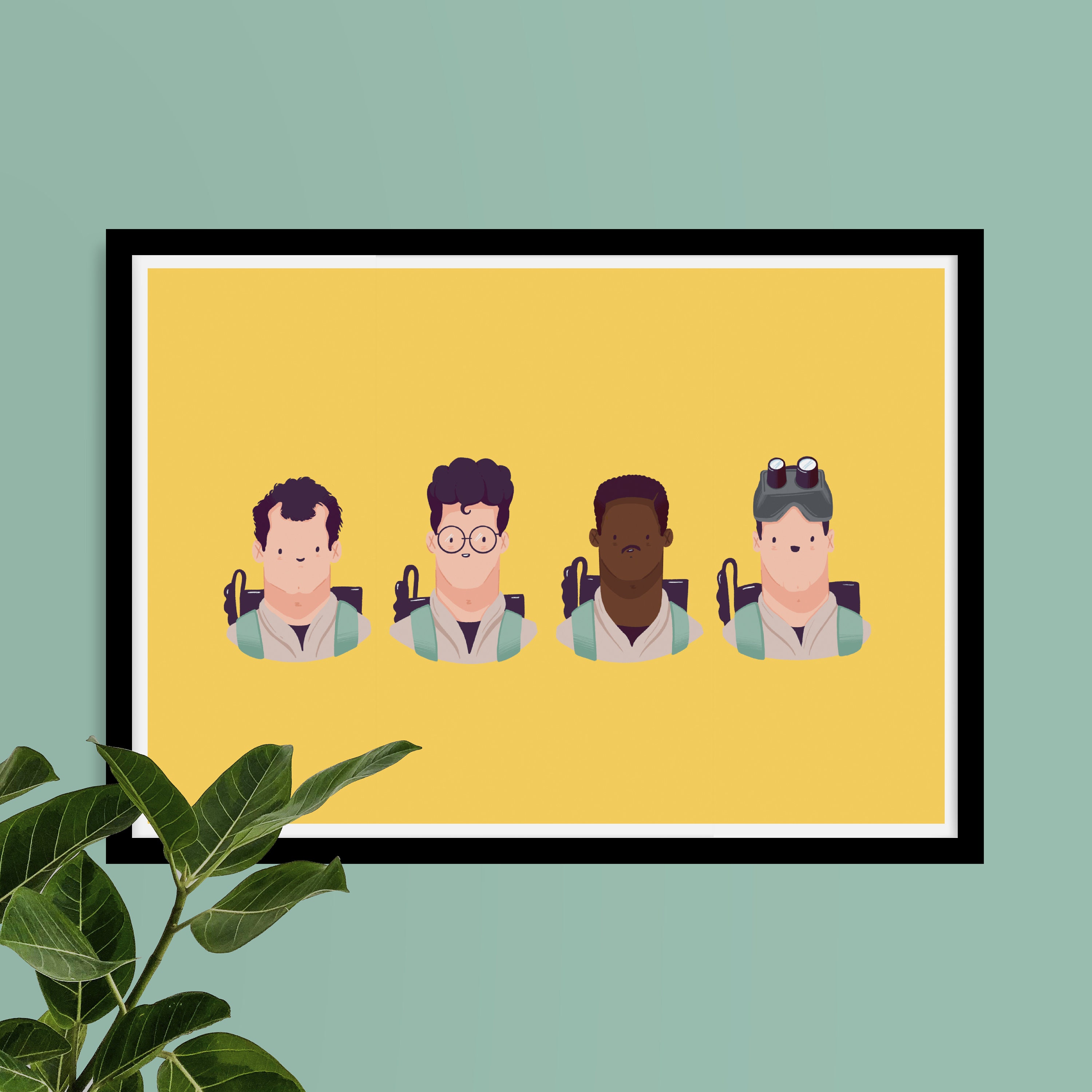 Ghostbusters Portraits - A4 - Etsy UK