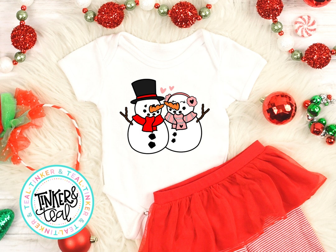 Buy Snowman Couple SVG PNG Cricut Cut File Snowman Illustration Online ...