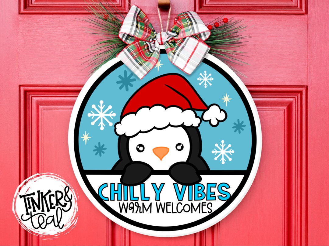Chilly Vibes Warm Welcomes SVG Christmas SVG Cricut Cut File - Etsy