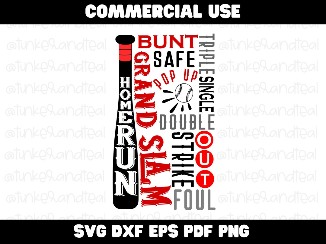 Baseball Subway Art SVG | Subway Sign | Baseball Decor | Cricut Cut ...