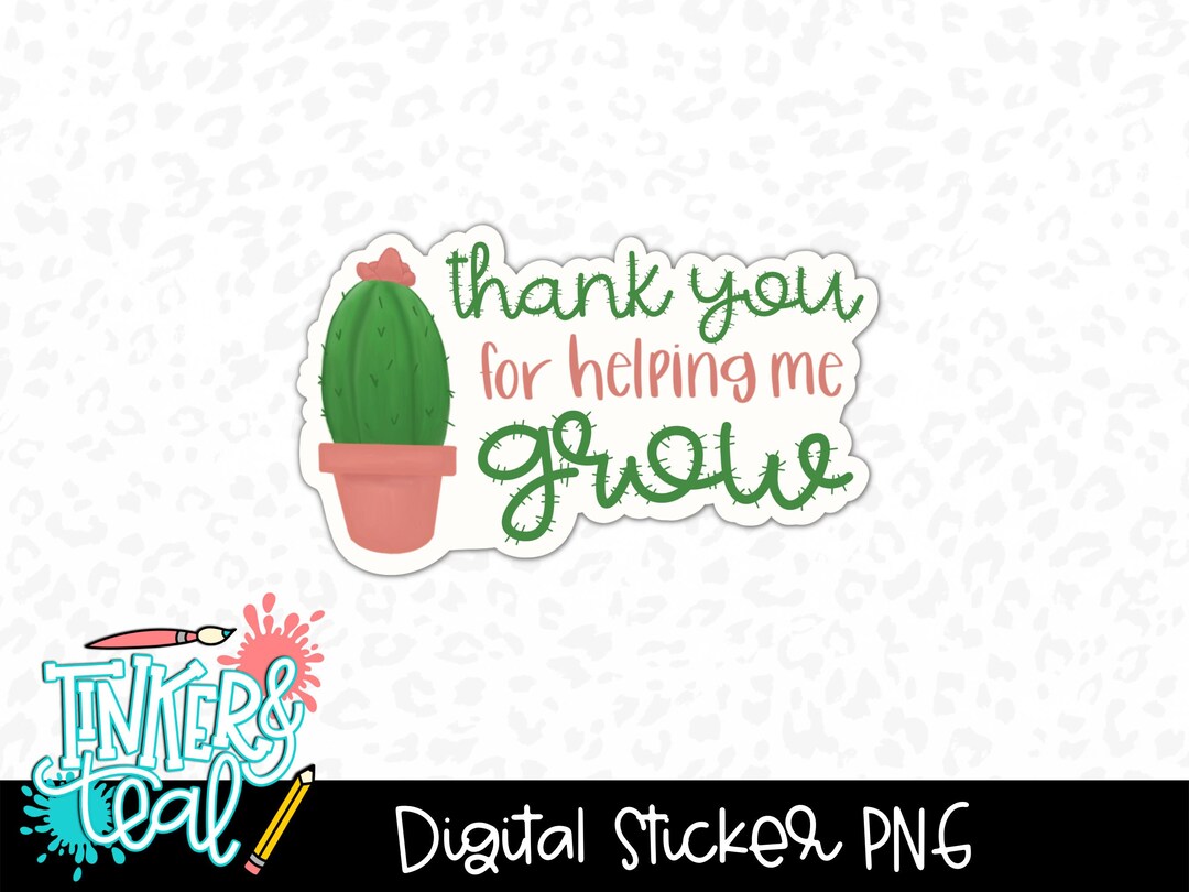 Cactus Sticker PNG Digital Sticker PNG Make Your Own - Etsy
