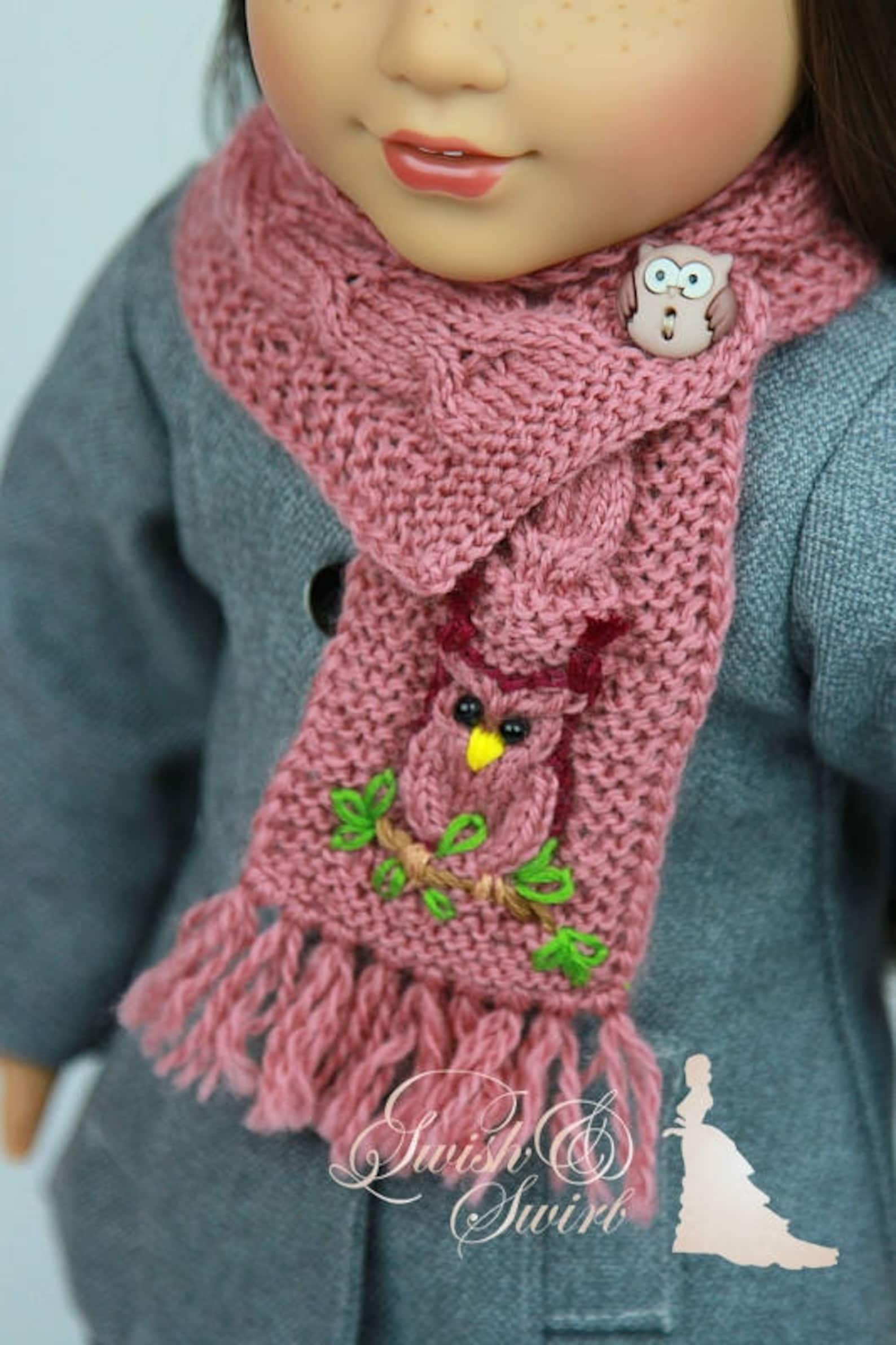 PDF Knitting Pattern SS2016-K06. Owl Hat and Scarf for - Etsy UK