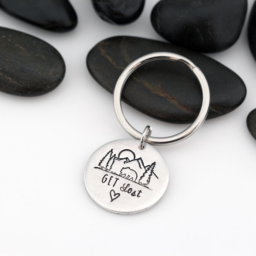 Custom Adventure and Outdoor Lovers Scenery Keychain | Mountain ...