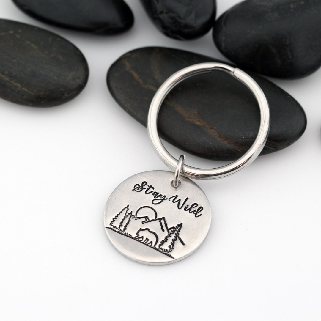 Custom Adventure and Outdoor Lovers Scenery Keychain | Mountain ...